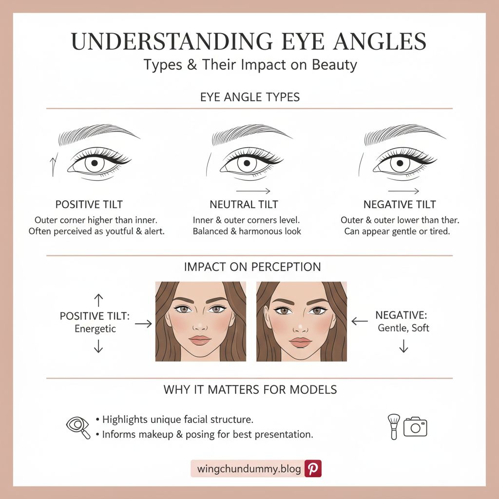 Analyzing Eye Angles and Facial Features: A Model’s Guide