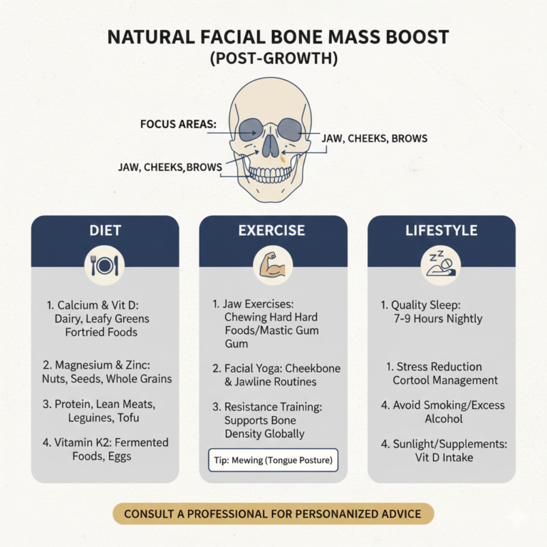 How to Increase Facial Bone Mass Naturally After Maturity: A Science ...